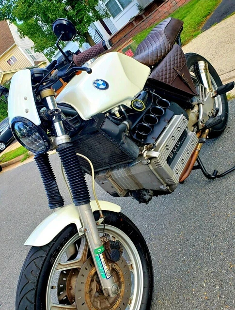BMW K100 ORNAMENTAL Velocity Stacks / Intake Cones Cafe Racer Flying ...
