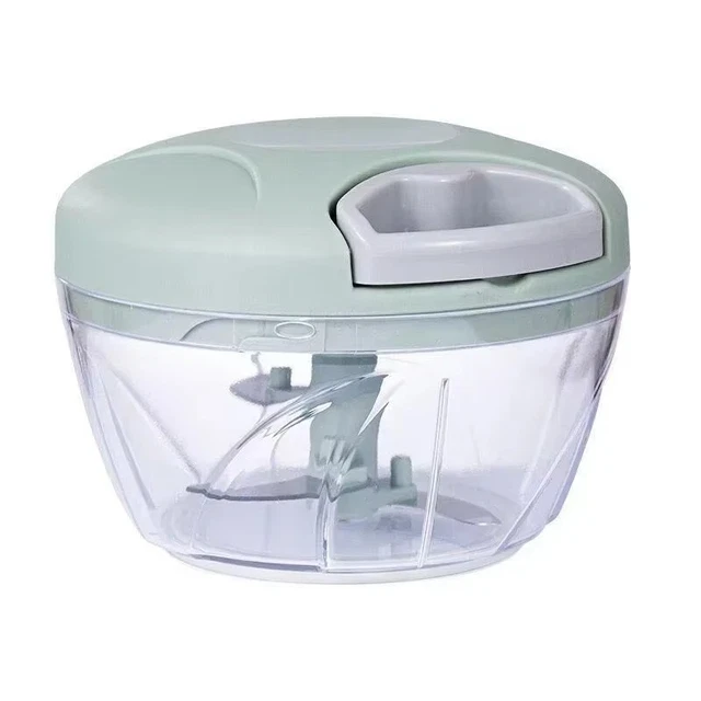 500/900ML MANUAL FOOD Chopper Hand Pull String Vegetable Cutter for ...