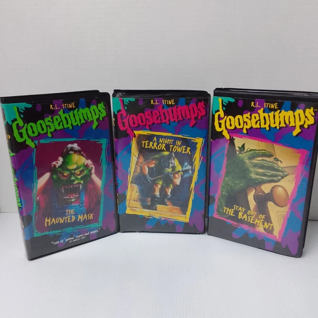 GOOSEBUMPS VHS LOT Clamshell Cases Video Tapes 1990s Video Tapes FOX R ...