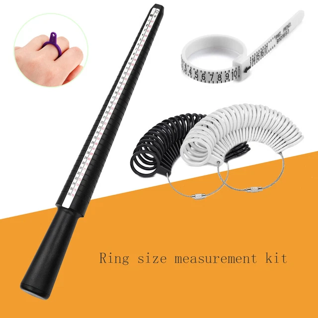 MEASURING STRETCHERS RING Sizer Finger Sizing Plastic Tools Gauge ...