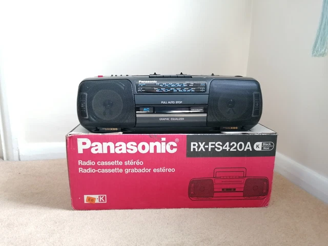 PANASONIC RX-FS420A STEREO Radio Cassette Player Serviced Fully Working ...