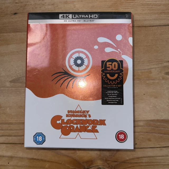 CLOCKWORK ORANGE COLLECTOR’S Edition 4K UHD Blu-ray U.K. Exclusive NEW ...