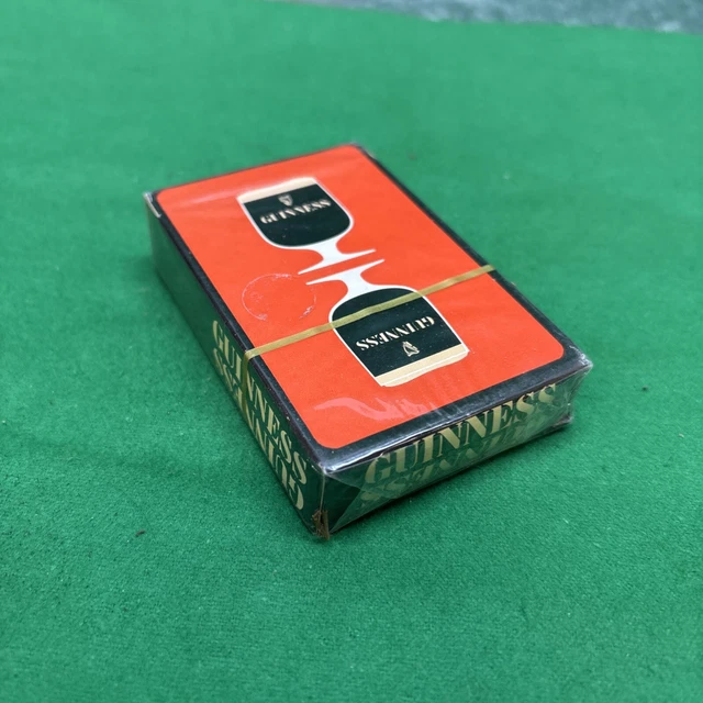 GUINNESS PLAYING CARDS - Vintage 1960's Pack Still Sealed - Rare! £8.00 ...