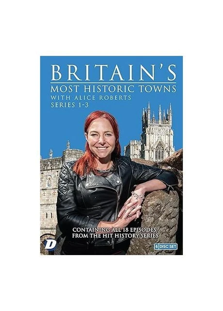 BRITAIN'S MOST HISTORIC Towns with Alice Roberts: Series 1-3 [DVD] [New ...