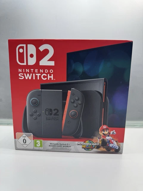 NINTENDO SWITCH 2 Console Uk + Mario Kart World Bundle Brand New £417. ...
