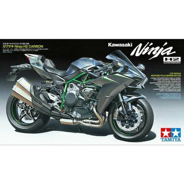 MAQUETTE MOTO KAWASAKI Ninja H2 Carbon Edition |tamiya|14136| 1:12 EUR ...