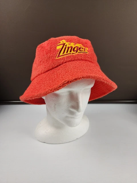 KFC ZINGER TERRY Towelling Bucket Hat Red Cricket Hat Cap $20.00 ...