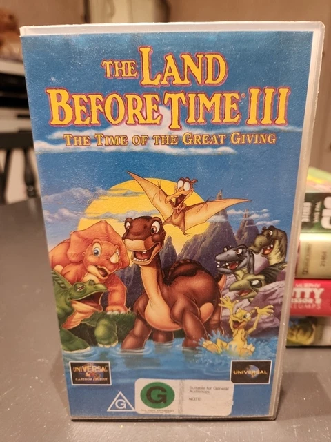 The Land Before Time 3 Time Of Great Giving Vhs V28 Eur 12 50