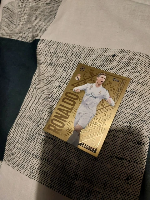 GOLD EDGE EDITION Cristiano Ronaldo Match Attax 2024/2025 Real Madrid ...
