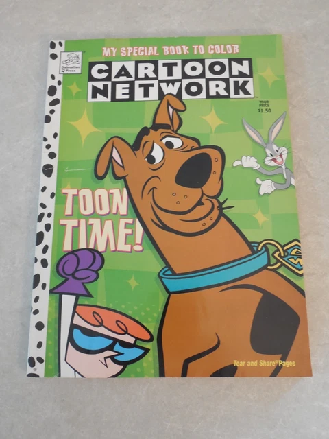 CARTOON NETWORK TOON Time! Coloring Book, Dalmatian Press, 2004, Scooby ...