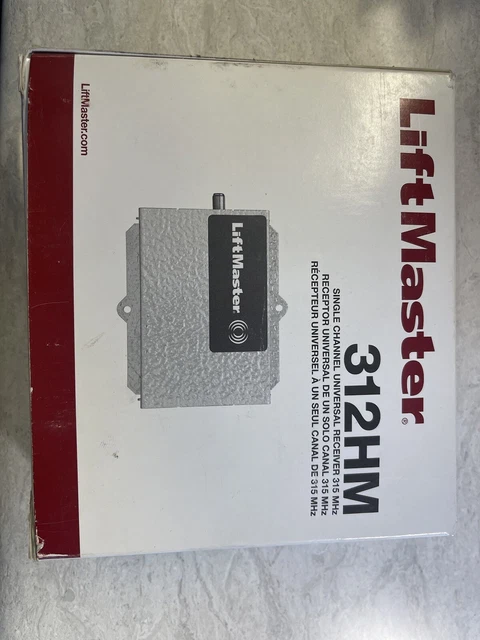 LIFTMASTER 312HM SINGLE Channel Universal Gate Receiver- 315MHz $49.99 ...