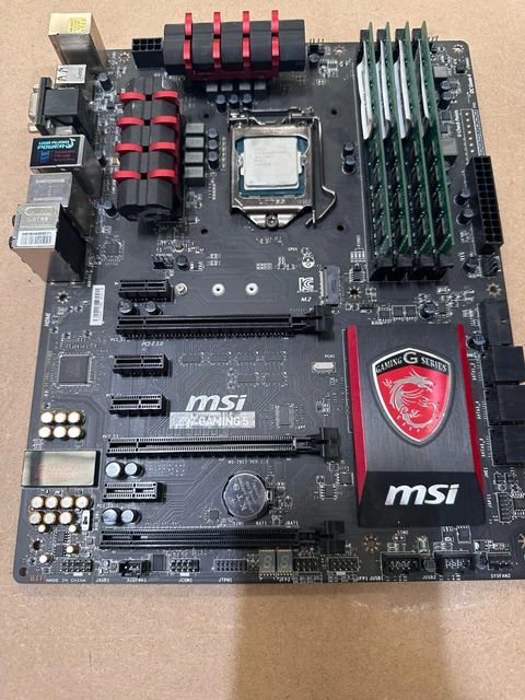MSI Z97 GAMING 5 Motherboard, Intel i7-4770K CPU, 4 x 8GB 1600Mhz DDR3 ...