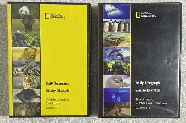 NATIONAL GEOGRAPHIC WILDLIFE Wonders/ultimate Collection Vol 1-8.DVD ...