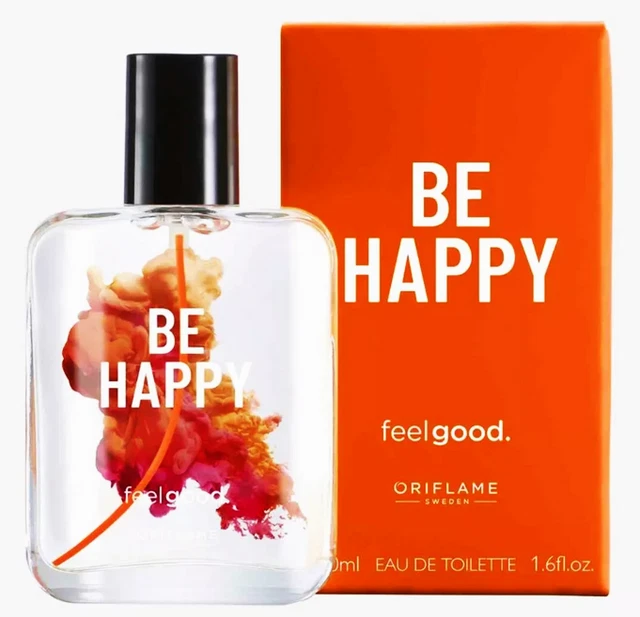 PARFUM BE HAPPY Feel Good EdT Oriflame 38914 sang orange & joie épicée ...