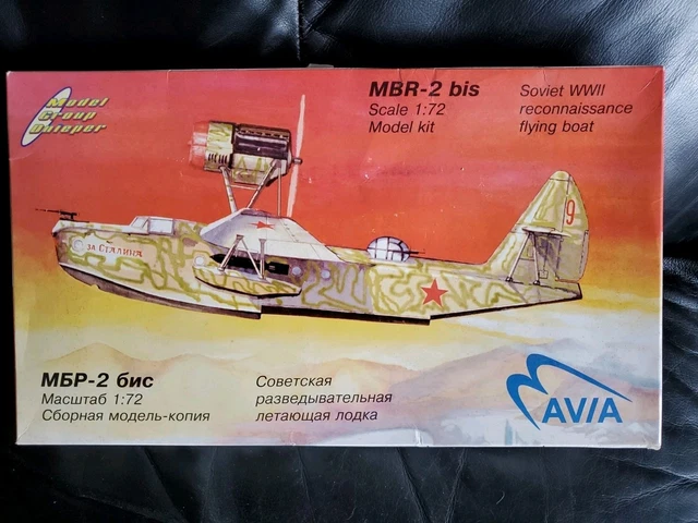 AVIA/MODEL GROUP DNIEPER MBR-2 Bis Soviet Flying Boat 1/72nd scale ...
