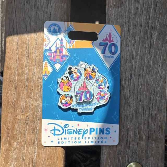 DISNEYLAND 70TH ANNIVERSARY Magic Key Exclusive Pin Released Today ...