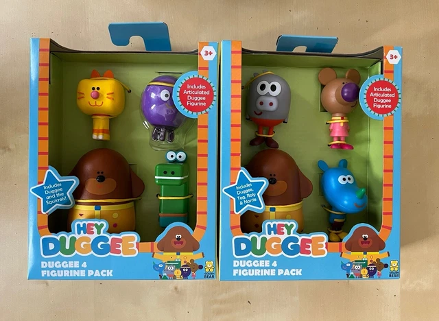 HEY DUGGEE 8 Figure Pack Tag, Roly, Betty, Norrie, Happy & Enid Play ...