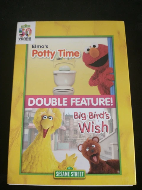 SESAME STREET DOUBLE Feature DVD - Elmo's Potty Time and Big Bird's ...