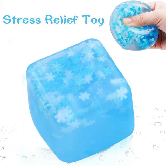 FIDGET SQUISHES TOY Square Cube Relieve Boredom Sensory Squeezing Cube ...