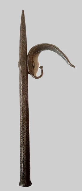 ANKUS PIC DE cornac fer forgé décoré Indes Népal XIX ème EUR 70,00 ...