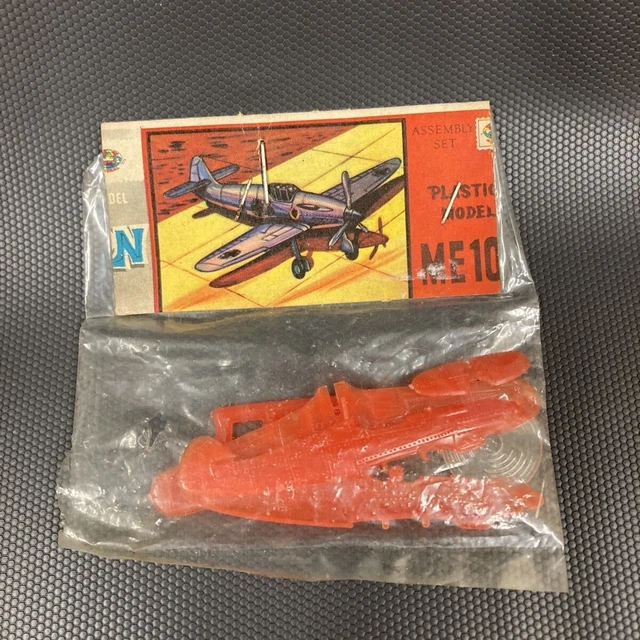 SHOWA RETRO FIGHTER Jet Mini modello in plastica non assemblato usato ...