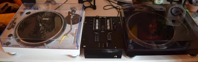 PIONEER PLX 500 DJ Turntables Bundle + Numark M2 Mixer *READ ...