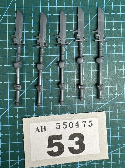 5 GREY KNIGHTS Terminator Nemesis Force Halberd Spear Space Marine 40k ...