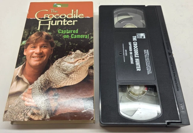 THE CROCODILE HUNTER Captured On Camera! VHS Tape 2002 Steve Irwin ...