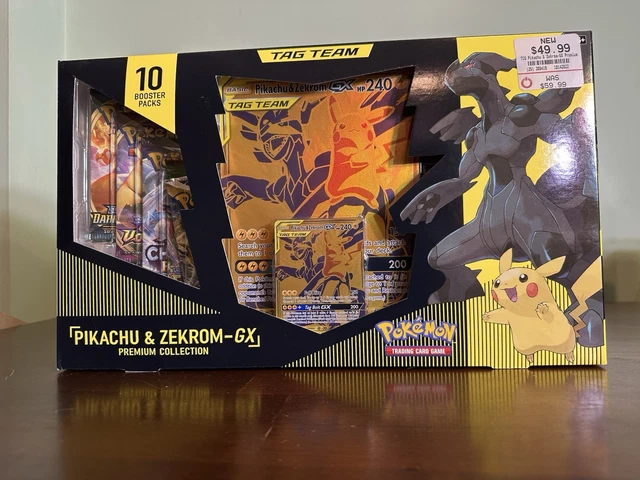 POKEMON SWSH PIKACHU & Zekrom GX Tag Team Premium Collection Box EUR ...