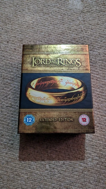 LORD OF THE Rings Trilogy Extended Edition Box Set Blu Ray played once ...