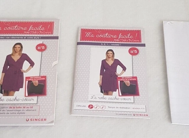 PATRON COUTURE SINGER : la robe cache cœur EUR 5,00 - PicClick FR