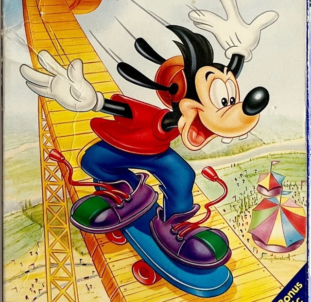 DISNEY GOOF TROOP The Race Is On Vintage VHS 1993 Animation Goofy ...