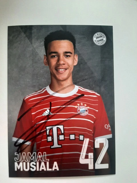 AUTOGRAPH CARD BY Jamal Musiala FC Bayern Munich 2022/2023 22/23 £3.10 ...