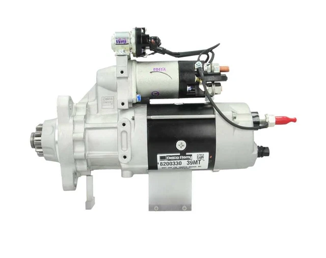NEW GENUINE DELCO Remy Cummins Starter Motor 24v 8.2kW 8200330 19011507 ...