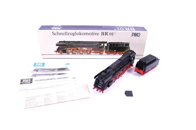 PIKO 5/6325 DAMPFLOK BR 01 1518-8 Lokomotive Schlepptender EP IV DC DR ...