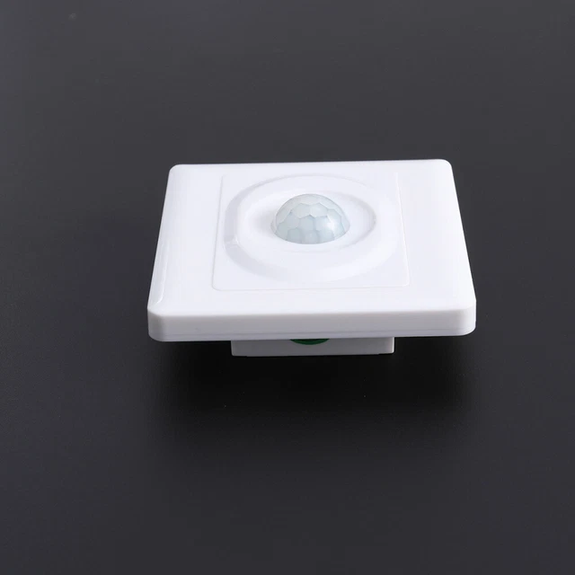 HUMAN SENSOR SWITCH Wall Sensor Switch Delay Light Switch IR Sensor ...