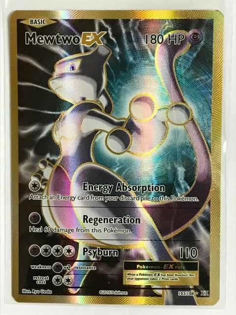 MEWTWO EX FULL ART ULTRA RARE 103/108 Pokemon XY Evolutions Holo Rare NM 2016 $29.97 - PicClick CA