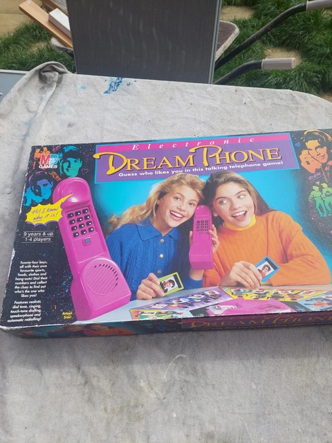 VINTAGE MB GAMES Electronic Dream Phone Board Game 1992 Complete £20.00 ...