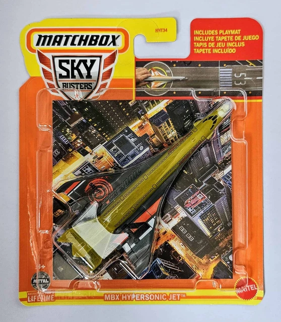MATCHBOX SKY BUSTERS MBX Hypersonic Jet Plane With Playmat HVM57 *BRAND ...