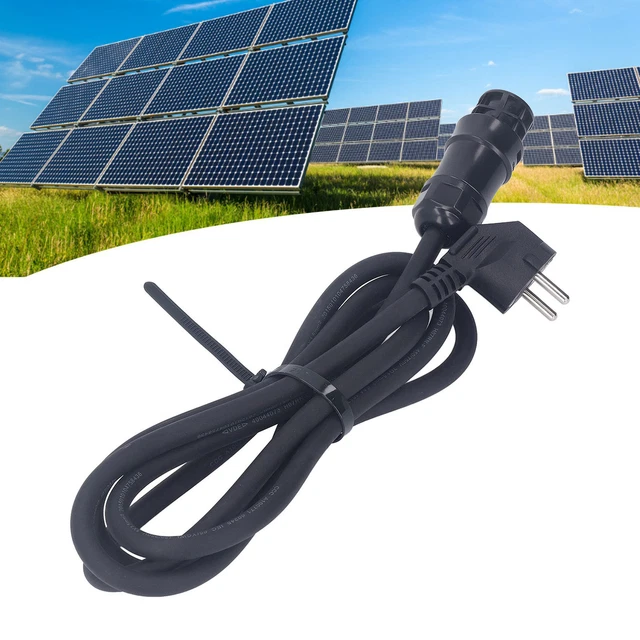 MICRO INVERTER CABLE With BC01 Female Socket 3 Pin Connector Extension ...