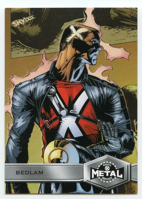 2021 UPPER DECK X-men Marvel Metal Universe Or Parallèle #106 - Bedlam ...