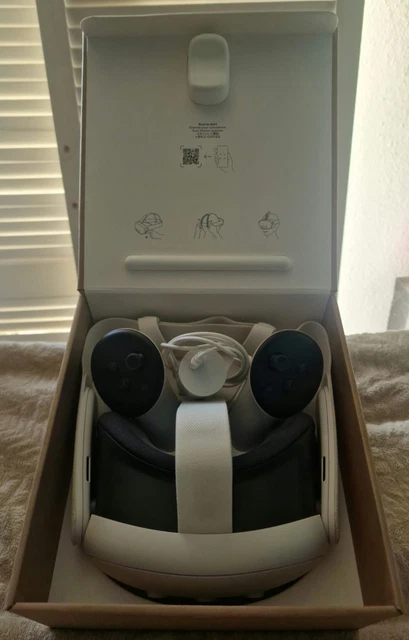 META QUEST 3 512GB VR-Headset Weiß, Inkl. OVP, Ladekabel und weiteren ...
