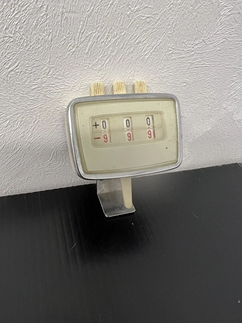 VINTAGE TALLY HAND counter . plus & minus simultaneous counting in 3 ...