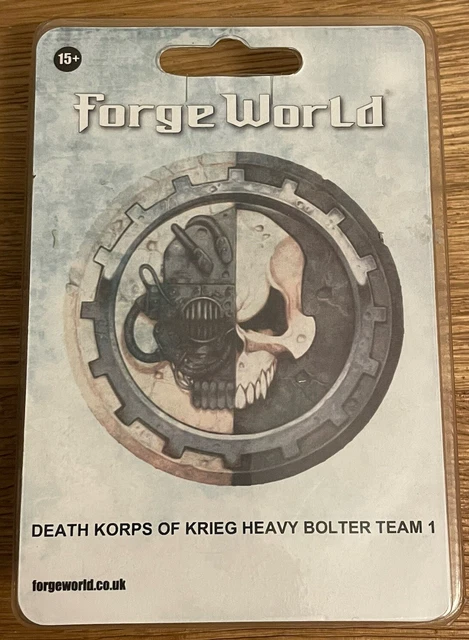 FORGEWORLD DEATH KORPS of Krieg Heavy Bolter squadra 1 nuovo con ...