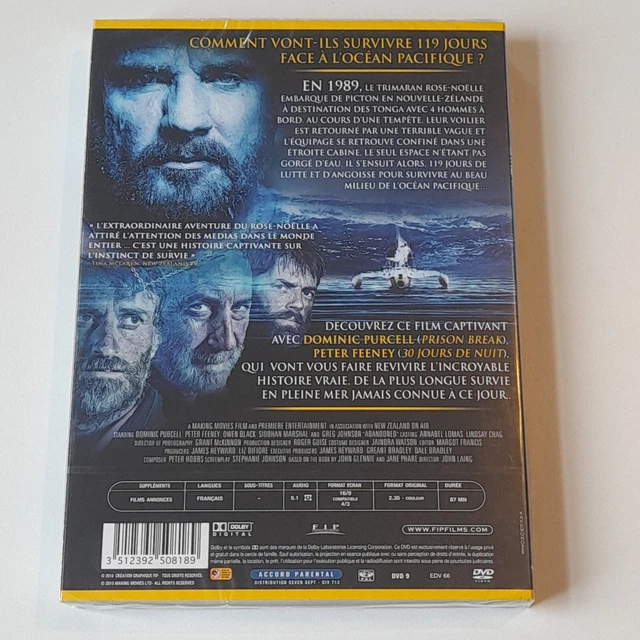 DVD 119 JOURS Les survivants de l'océan sous blister Dominic Purcell ...