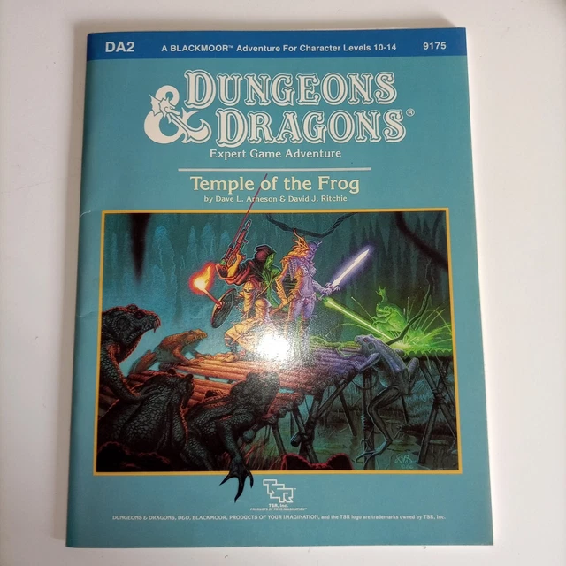 DUNGEONS & DRAGONS Temple Of The Frog Da2 9175 EUR 50,00 - PicClick FR