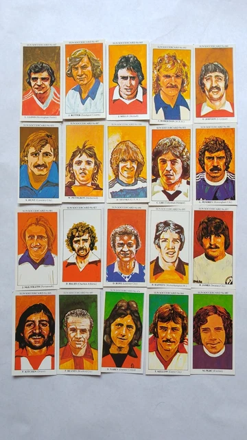THE SUN SOCCER CARDS 1978-79 | 68 Cards £42.00 - PicClick UK