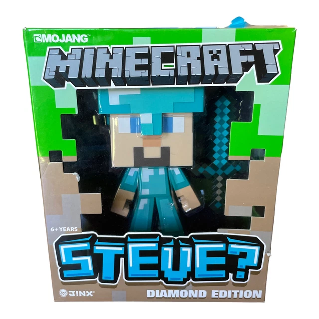 MINECRAFT 'STEVE?' DIAMOND Edition Figure by Mojang - Pre-Owned/Jinx ...