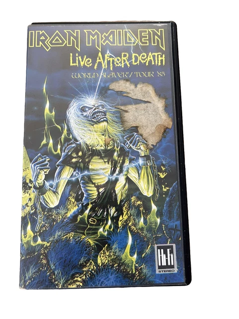 IRON MAIDEN LIVE After Death World Slavery Tour '85 - VHS Video Tape ...