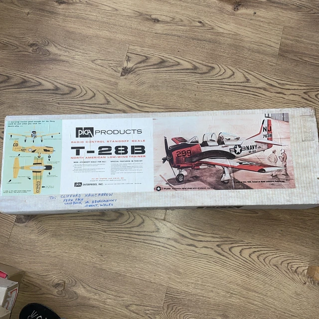 RC PLANE KIT Pica T-28B Vintage Aircraft Kit £179.00 - PicClick UK